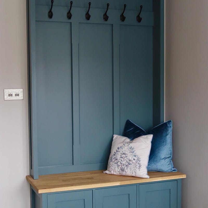 Freestanding Oak Coat - Etsy UK