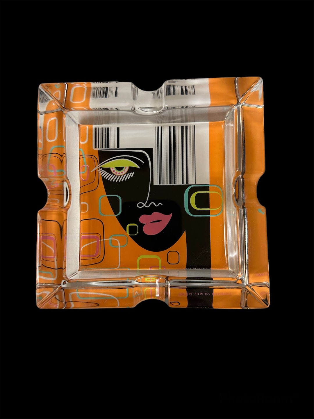 Ritzenhoff michael Shalev Crystal Ashtray - Etsy