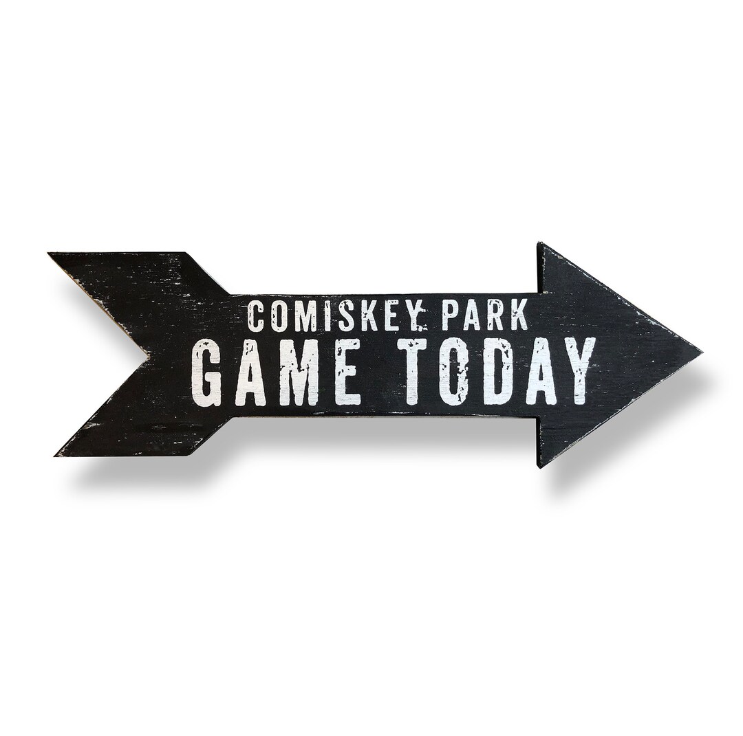 Chicago White Sox Comiskey Park Replica Stadium Sign Arrow 8 - Etsy