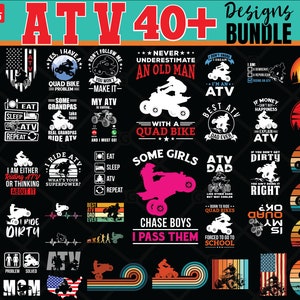ATV Svg - ATV 40+ Designs Bundle Eps, Svg, Png - Digital Download - Etsy