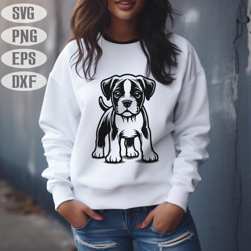 150+ Cute Boxer Puppy SVG Bundle, Boxer Puppy Svg, Dog Graphics for ...