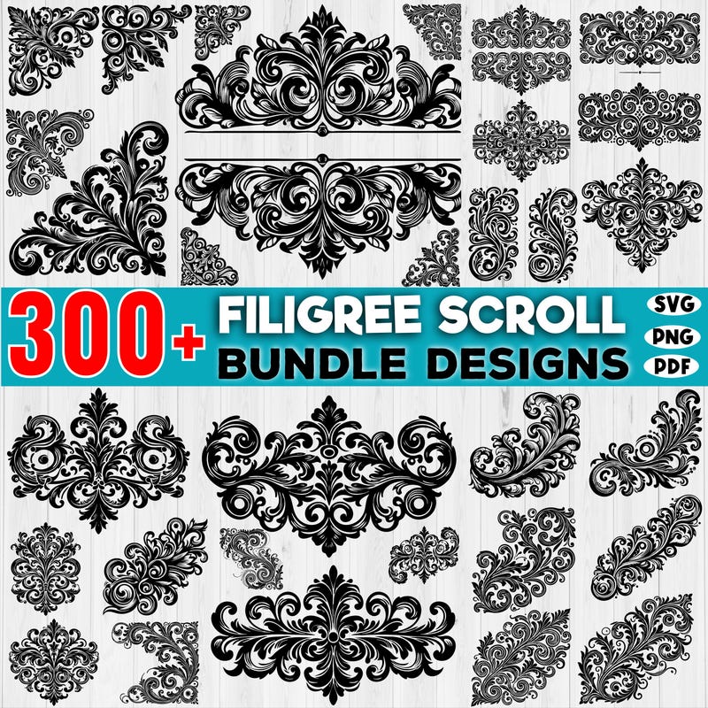 Scroll Svg - Etsy