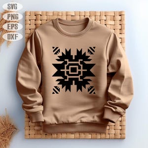 Aztec Geometric Symbol SVG Bundle: Tribal Pattern Cut Files (commercial ...