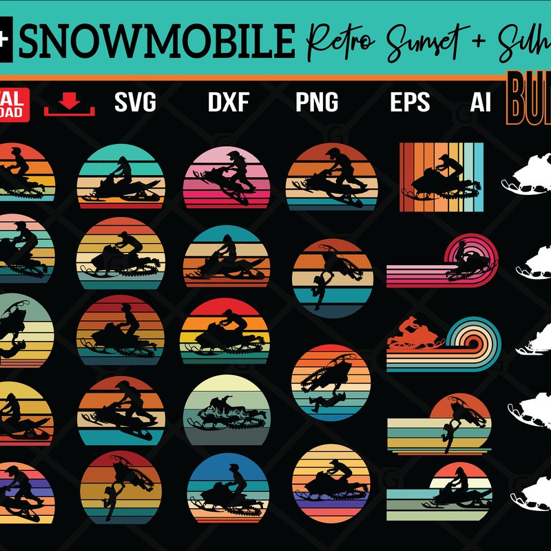 Snowmobile Wall Art - Etsy