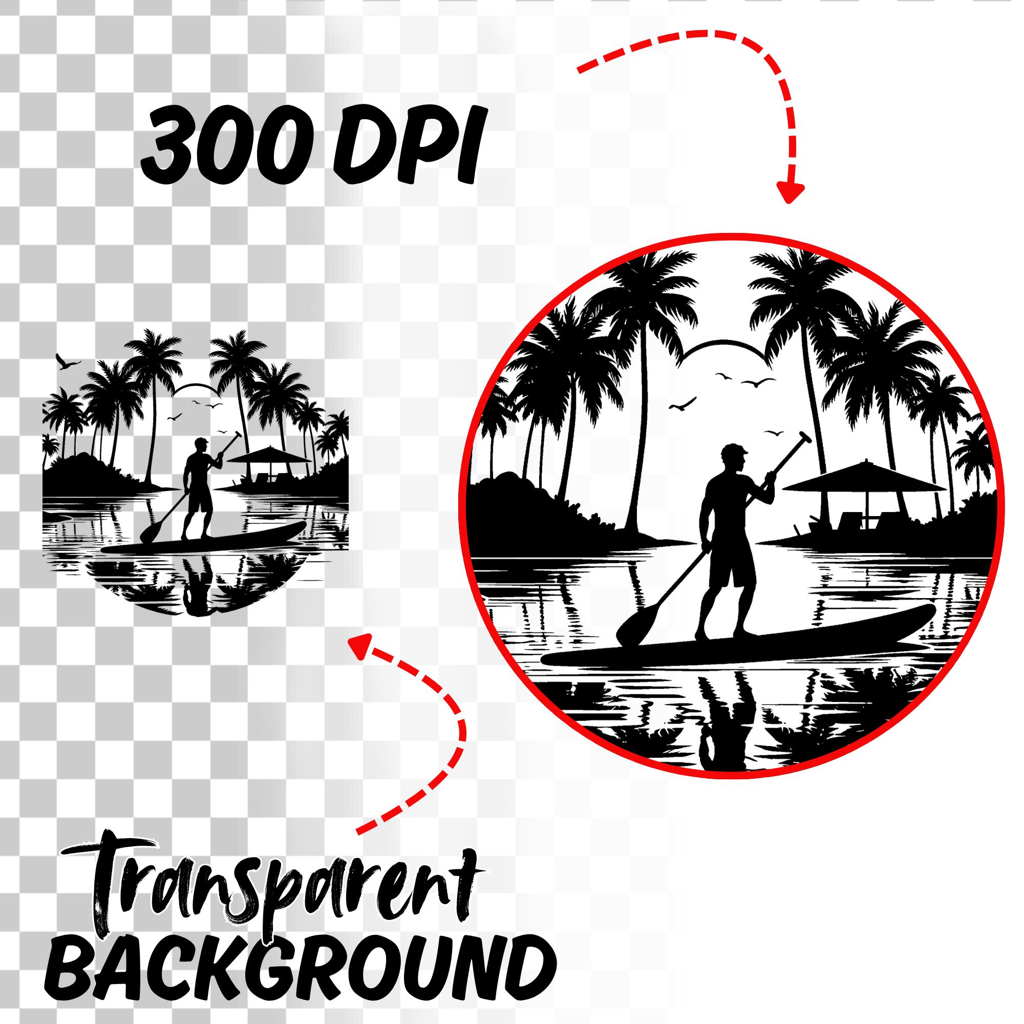 Beach Scene Laser SVG Bundle: Ocean Palm, Coastal Sunset (digital Files ...