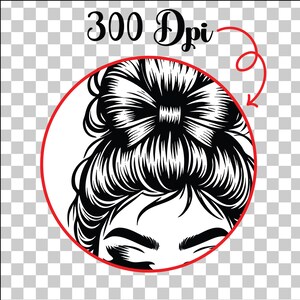 Messy Bun Graphics SVG Bundle: 100+ Cut Files (digital Download) - Etsy