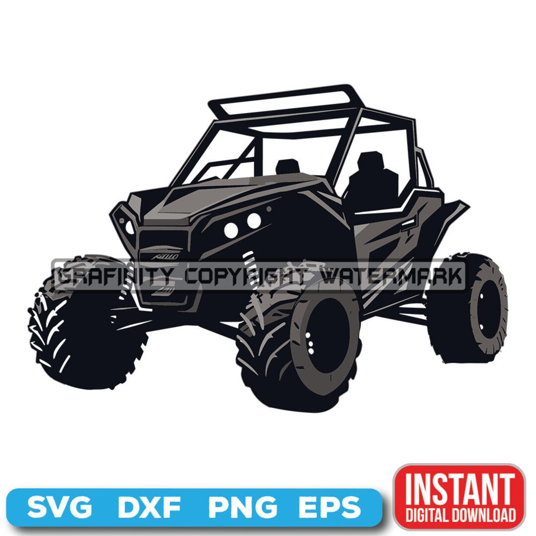 UTV Svg 12 UTV Artsy Style Vector Art Digital Download - Etsy
