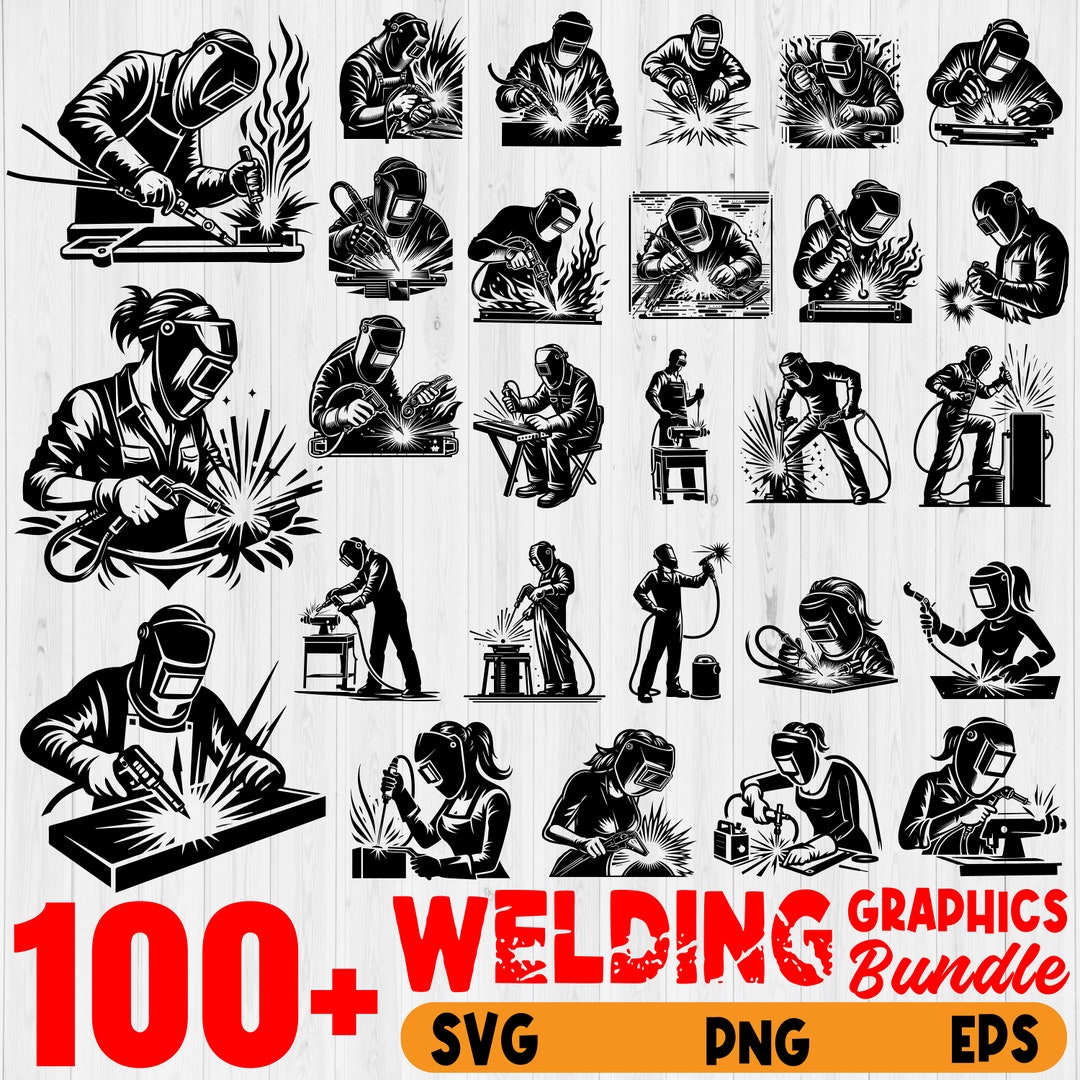 Welding SVG Bundle: 100+ Vector Graphics (digital Download) - Etsy