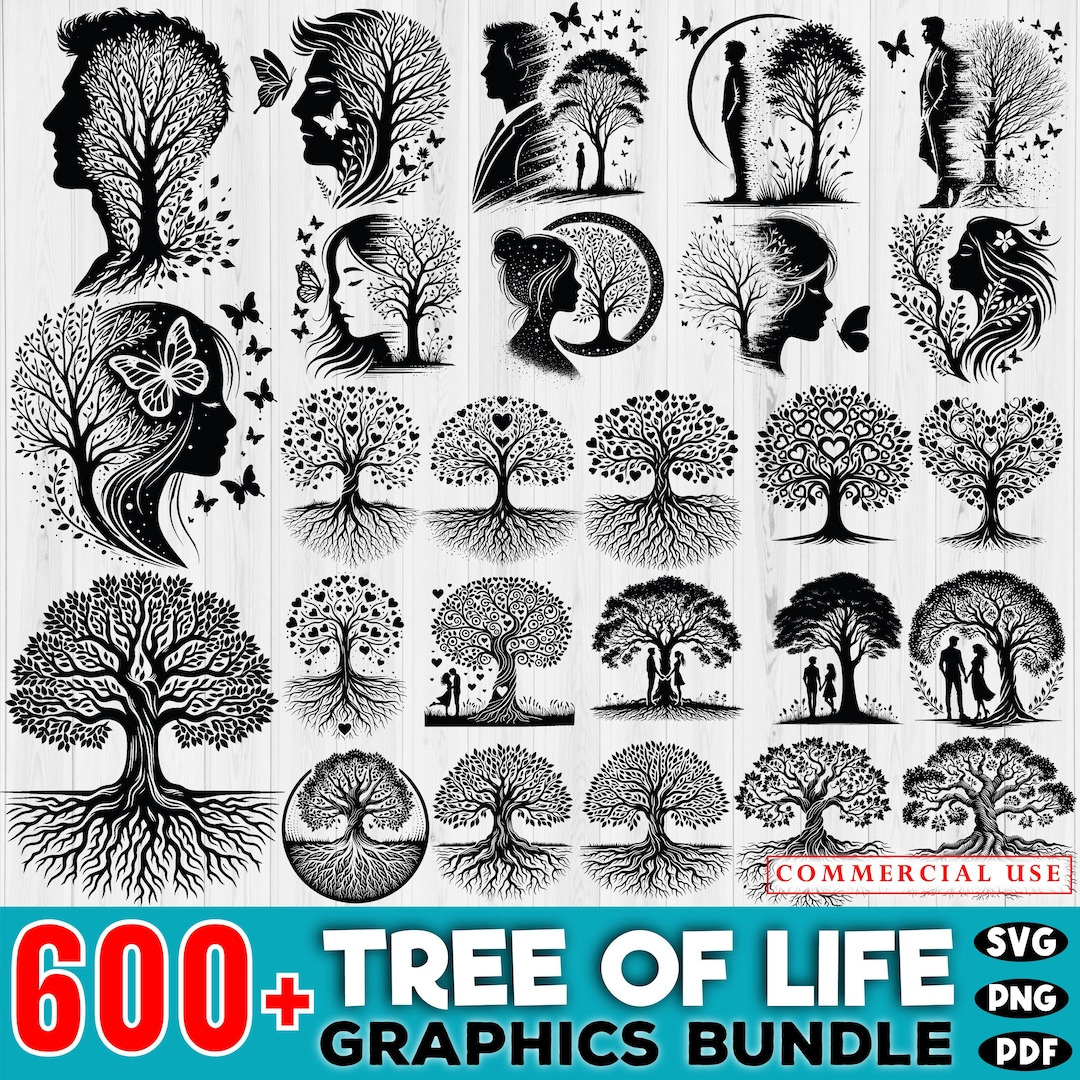 600+ Tree of Life SVG Bundle | Intricate Cut Files | Cricut Designs ...