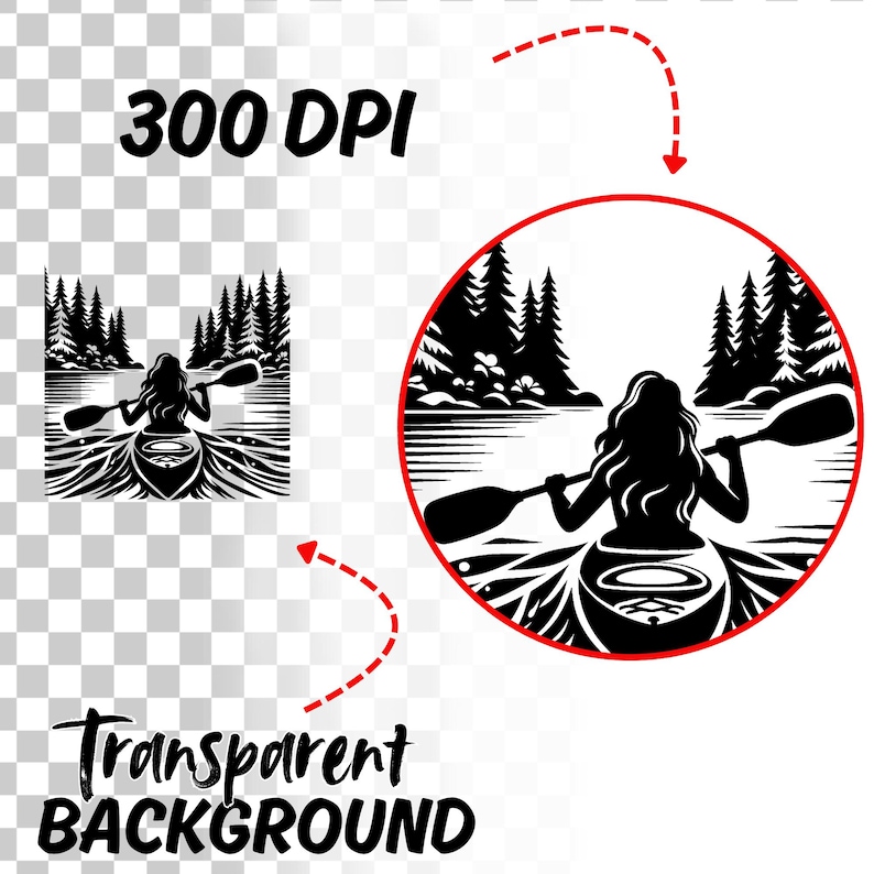 190+ Kayak Svg Bundle | Canoe Dxf Cut Files | River Adventure Clipart ...