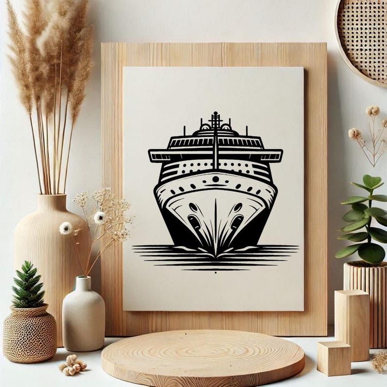 Laser Engraving Files 120+ Cruise Ship Dxf Bundle | Laser Cut Ocean ...