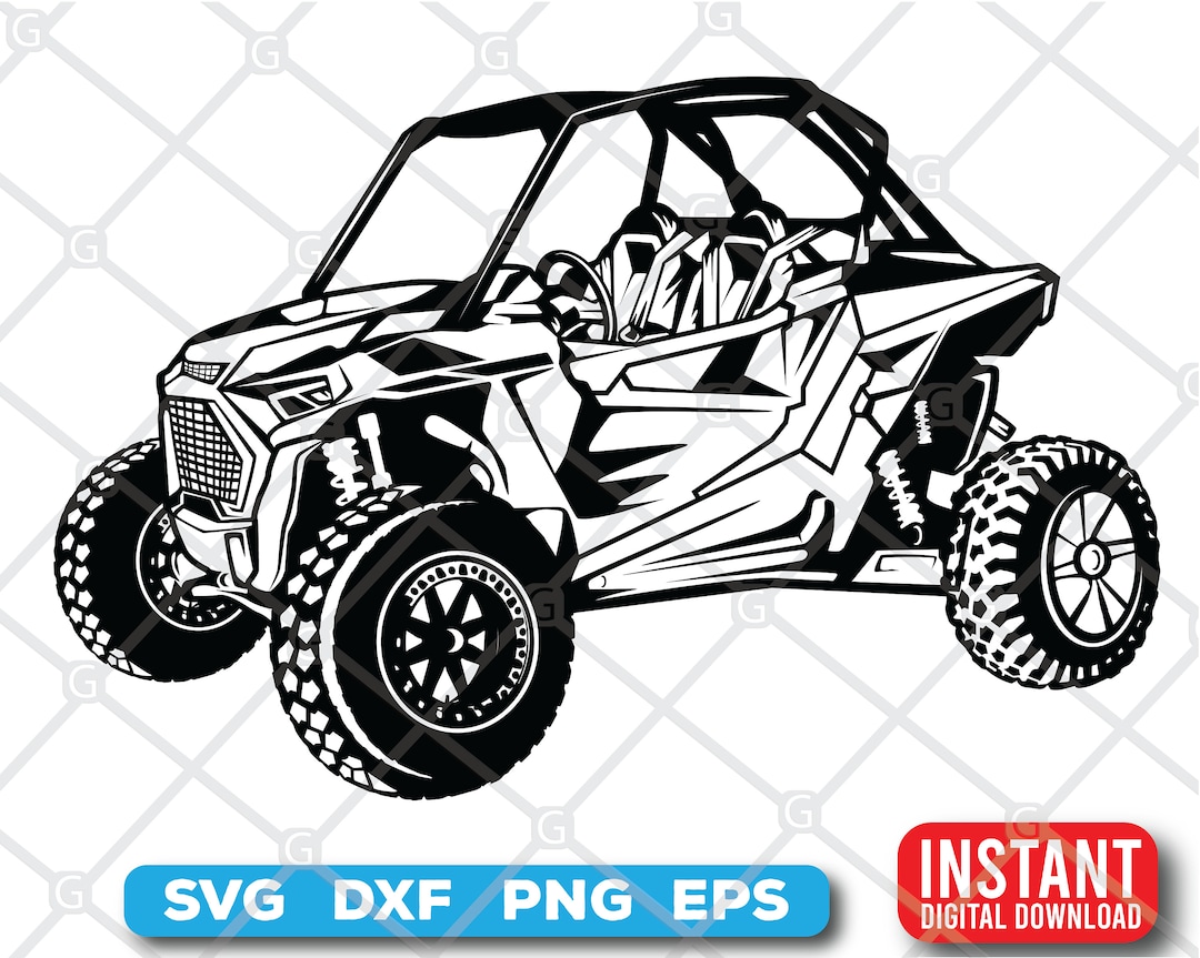 UTV Svg - UTV Png - Cool Vector Art UTV Drawing - Digital Download - Etsy