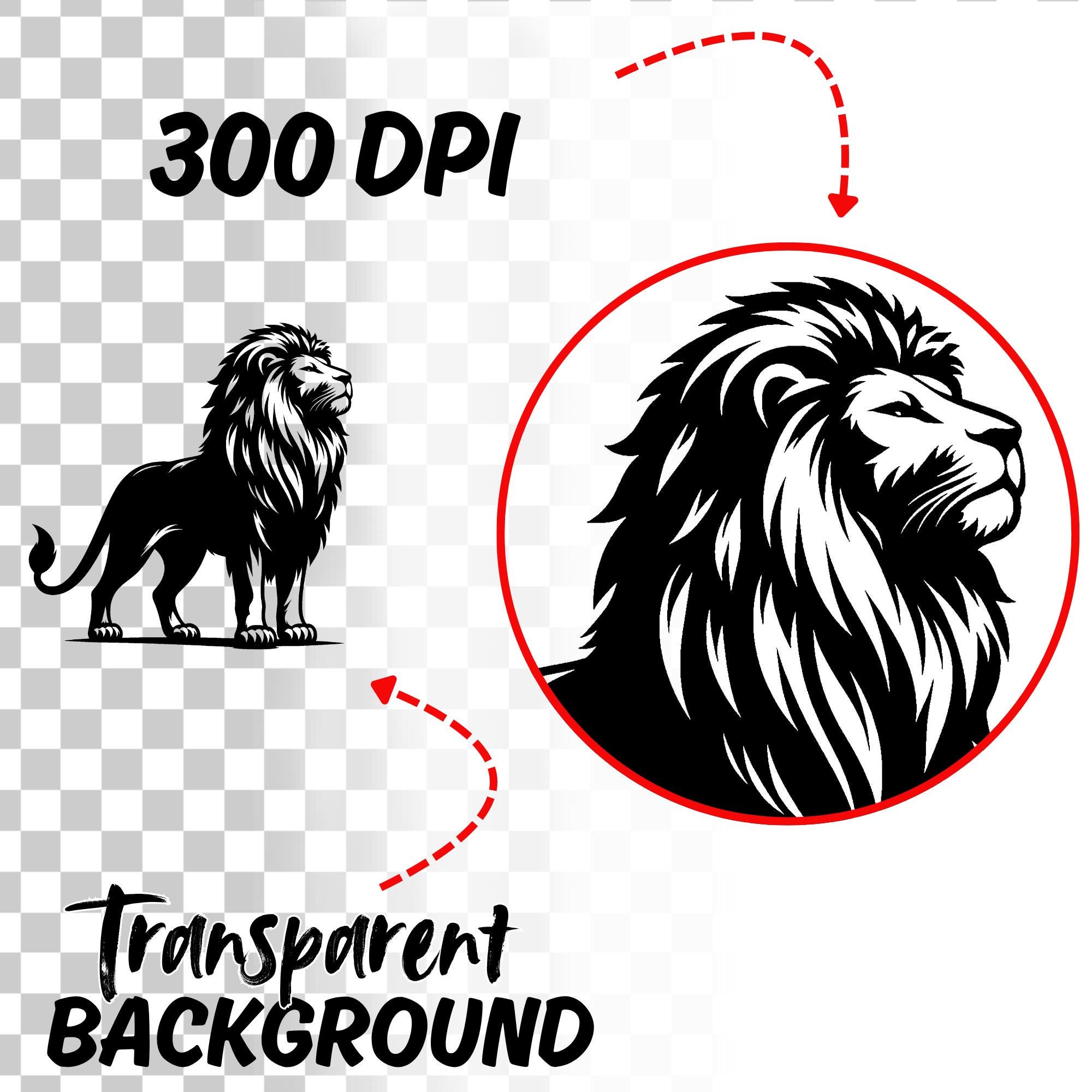 160+ Lion Svg Bundle | Wild Animal Dxf Cut Files | King of the Jungle ...