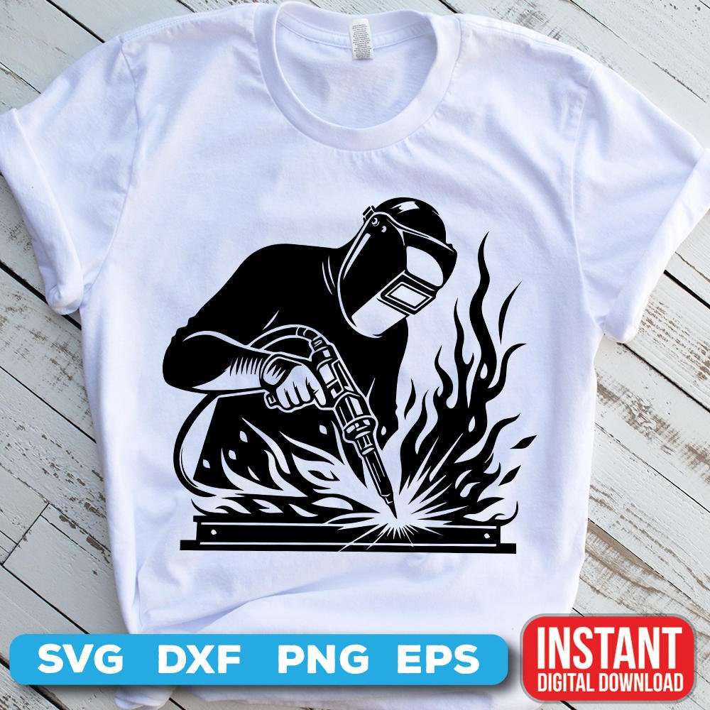 Welding SVG, Welder SVG, 05 Male Welding Graphics, Digital Download ...