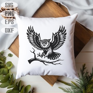 Owl SVG Bundle: 140+ Forest Owl Clipart, Silhouette Designs (commercial ...