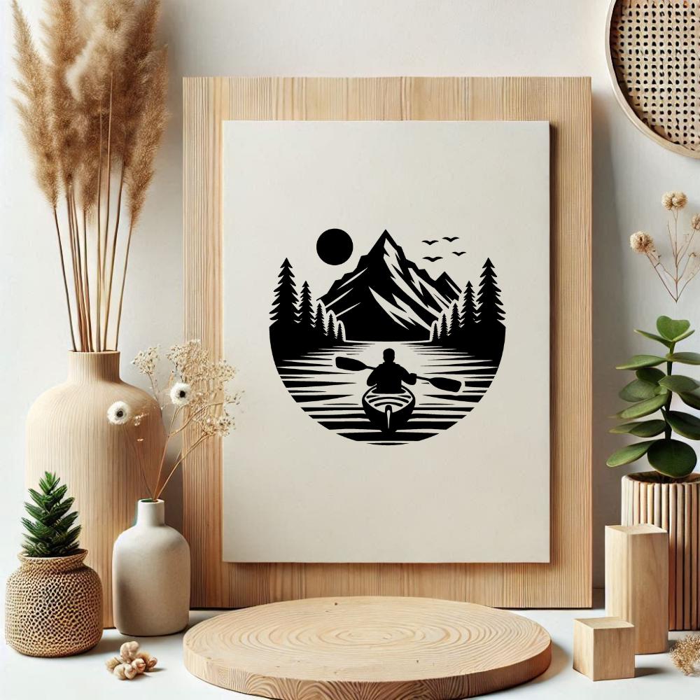 190+ Kayak Svg Bundle | Canoe Dxf Cut Files | River Adventure Clipart ...
