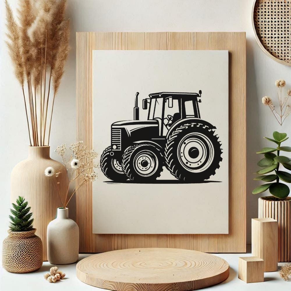 150+ Tractor SVG Bundle: Farm Tractor Cut Files (commercial Use ...