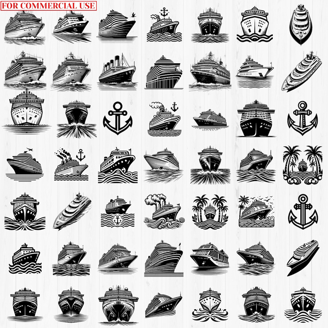 Laser Engraving Files 120+ Cruise Ship Dxf Bundle | Laser Cut Ocean ...