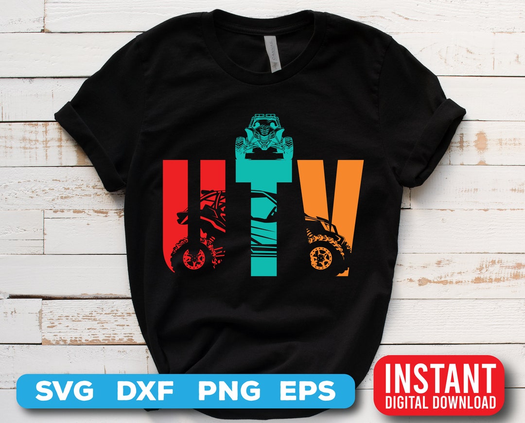UTV Svg UTV Png UTV in Colorful Artsy Design Digital Download - Etsy