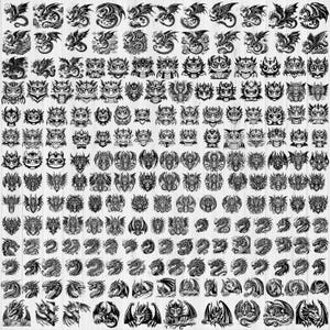 500+ Dragon Laser Cut Files: CNC Engraving Designs (DXF Bundle) - Etsy