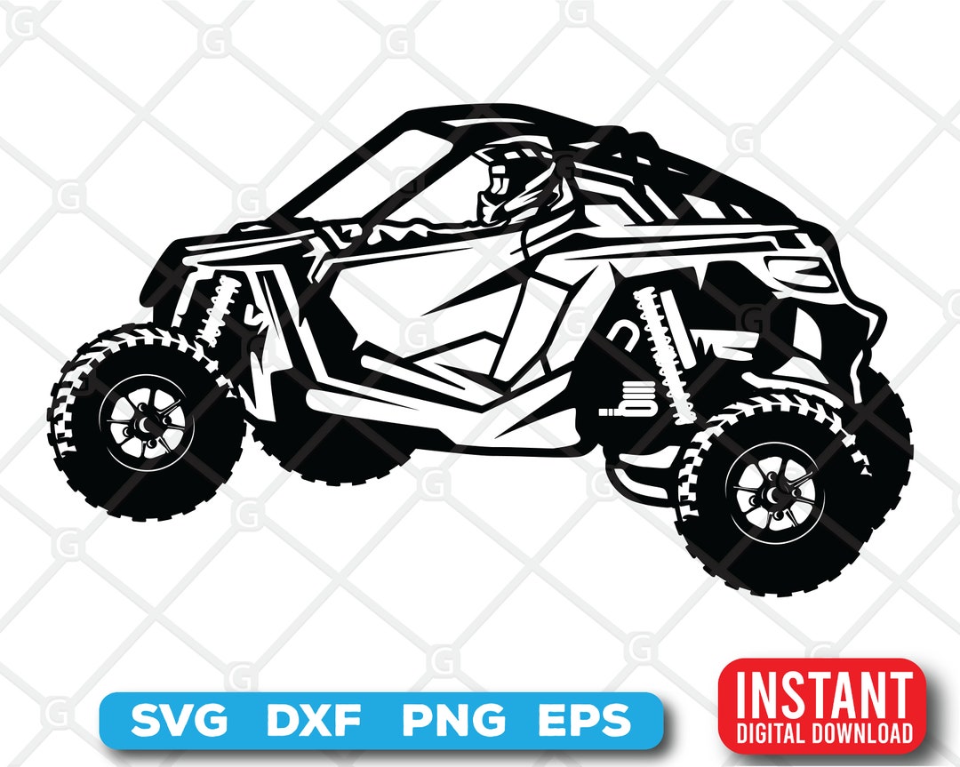 UTV svg UTV png Vector Utv para gráficos cri cut descarga digital ...