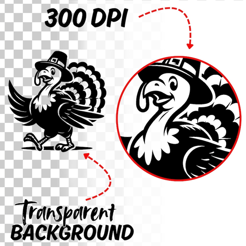 320+ Turkey SVG Bundle | Thanksgiving Cut Files | Turkey Silhouette ...