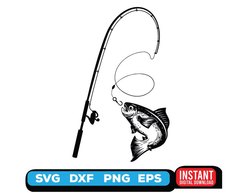 Fishing SVG Fishing SVG File Fishing Theme Cool Fishing | Etsy