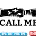 Duck Hunting Call Silhouette SVG - Vector Cut File (digital Download ...
