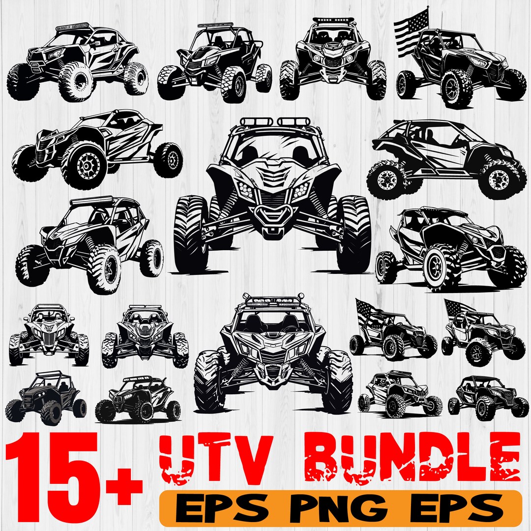 UTV Svg UTV Png 15 Utv Vector Bundle Svg, Eps, Png Digital Download - Etsy