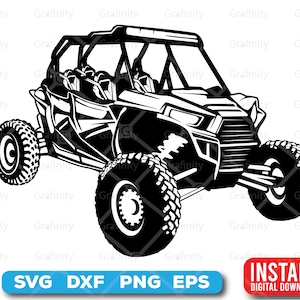 UTV svg Vector UTV de 4 plazas descarga digital - Etsy México