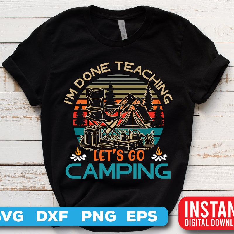 Lets Go Camping - Etsy