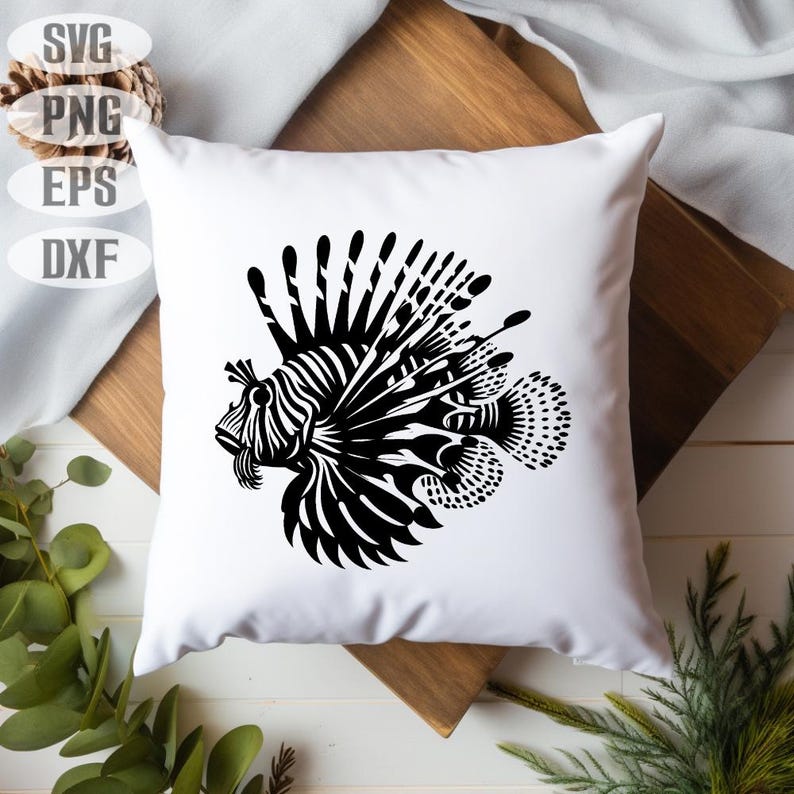 160 Lionfish SVG Bundle | Ocean Fish Cut Files for Cricut & Laser ...