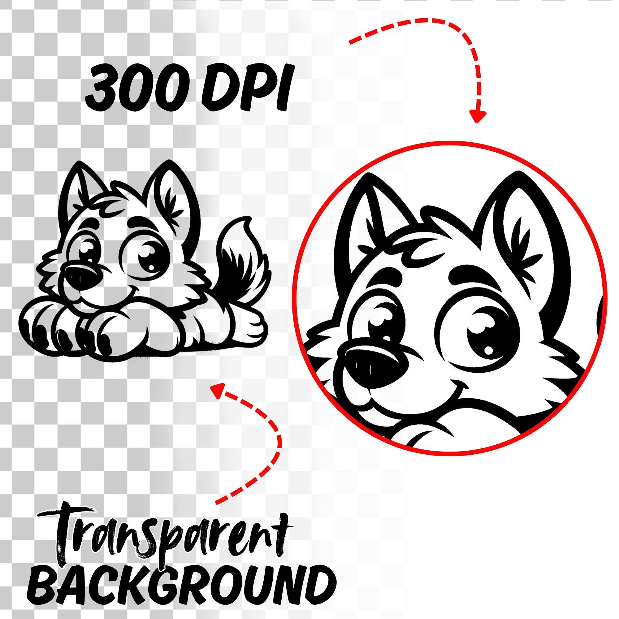 164 Wolf Cartoon SVG Bundle | Cute Wolf Clipart for Cricut | Funny ...