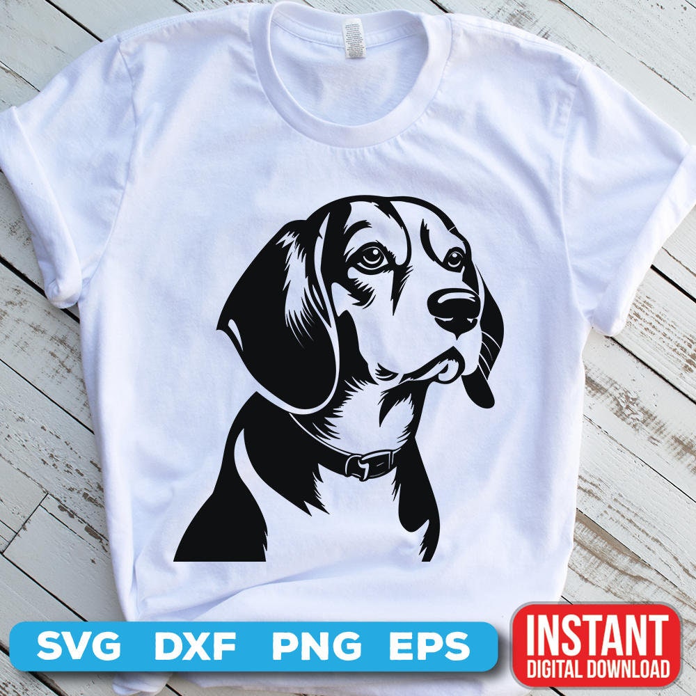 Beagle SVG Beagle Vector SVG 05 Beagle Head Vector Art - Etsy