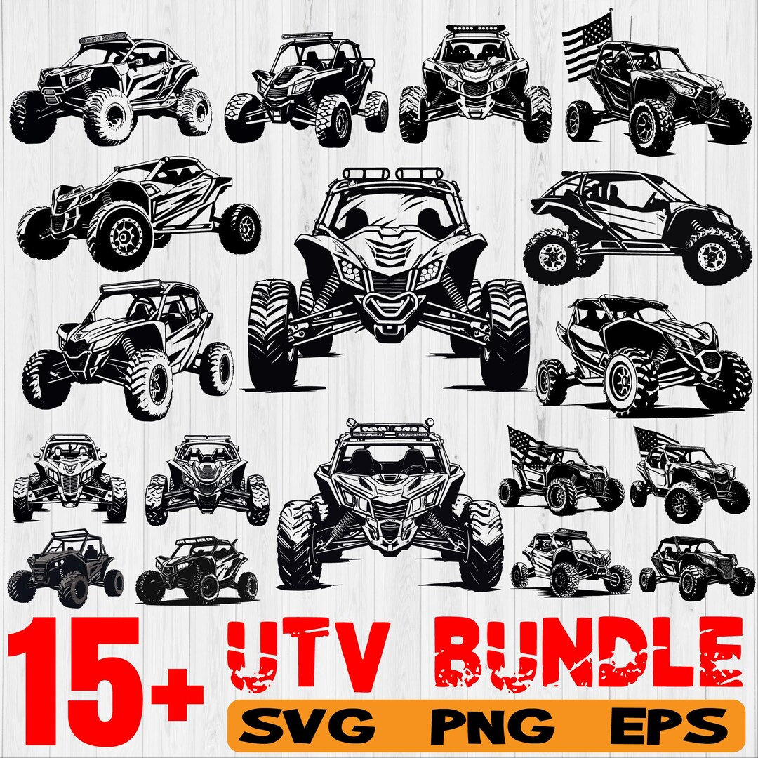 UTV Svg - UTV Png - 15+ Utv Vector Bundle Svg, Eps, Png - Digital ...