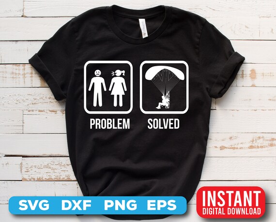 Paramotor Svg Paramotor Png Funny Theme Problem Solved - Etsy