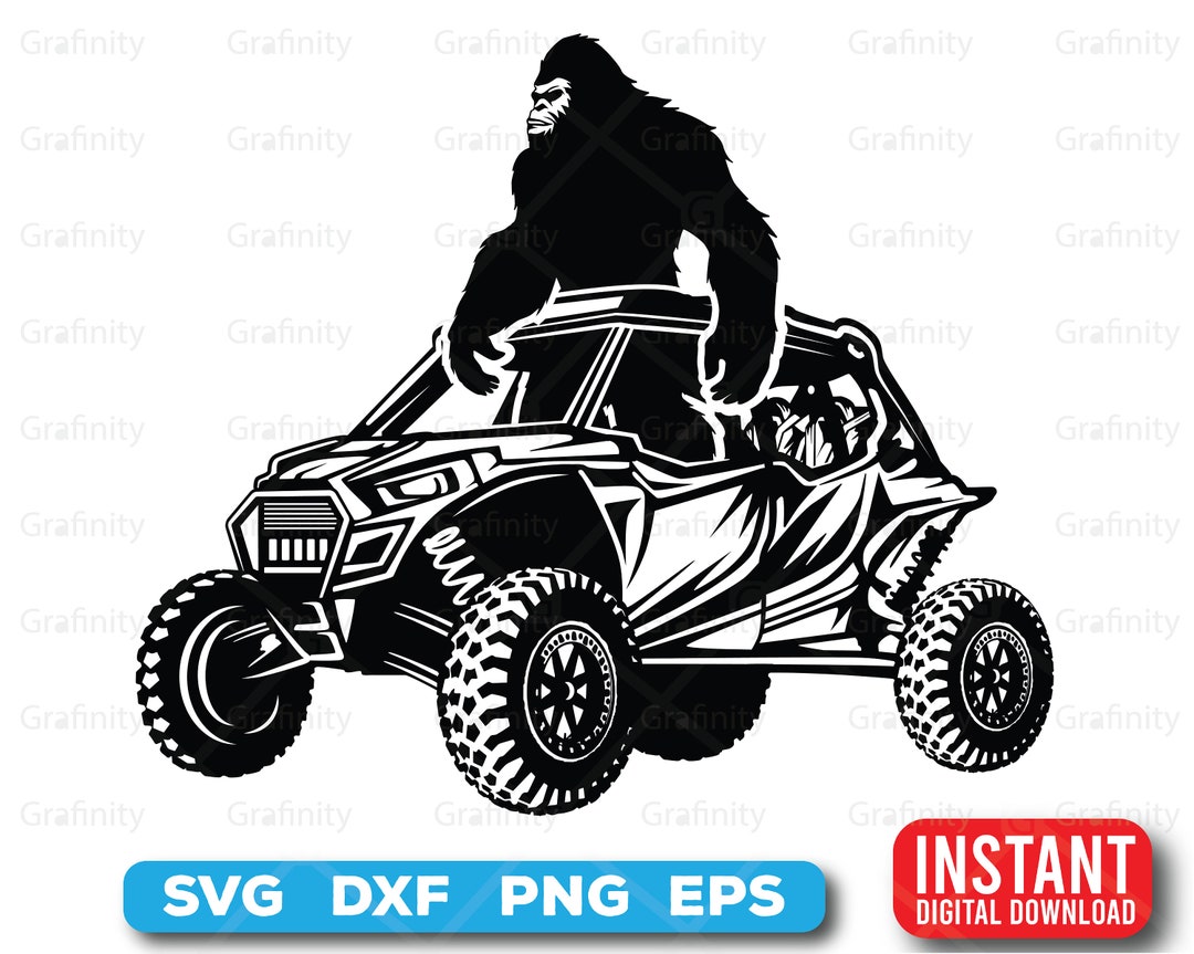 UTV Svg - UTV Png - Bigfoot Riding 4 Seaters UTV Vector - Digital ...