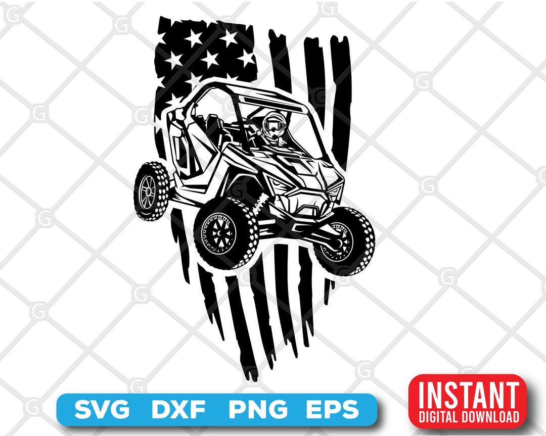 UTV Svg UTV Png Vintage Utv in USA Flag Vector Digital Download - Etsy
