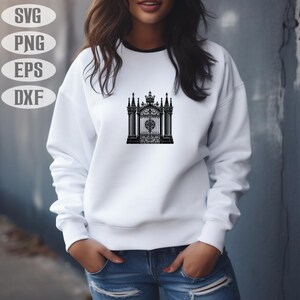 190+ Gothic Gate Svg Bundle | Decorative Gate Dxf Files | Wrought Iron ...