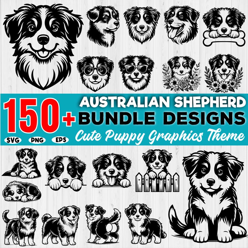 Plotterdatei australian shepherd - Etsy.de