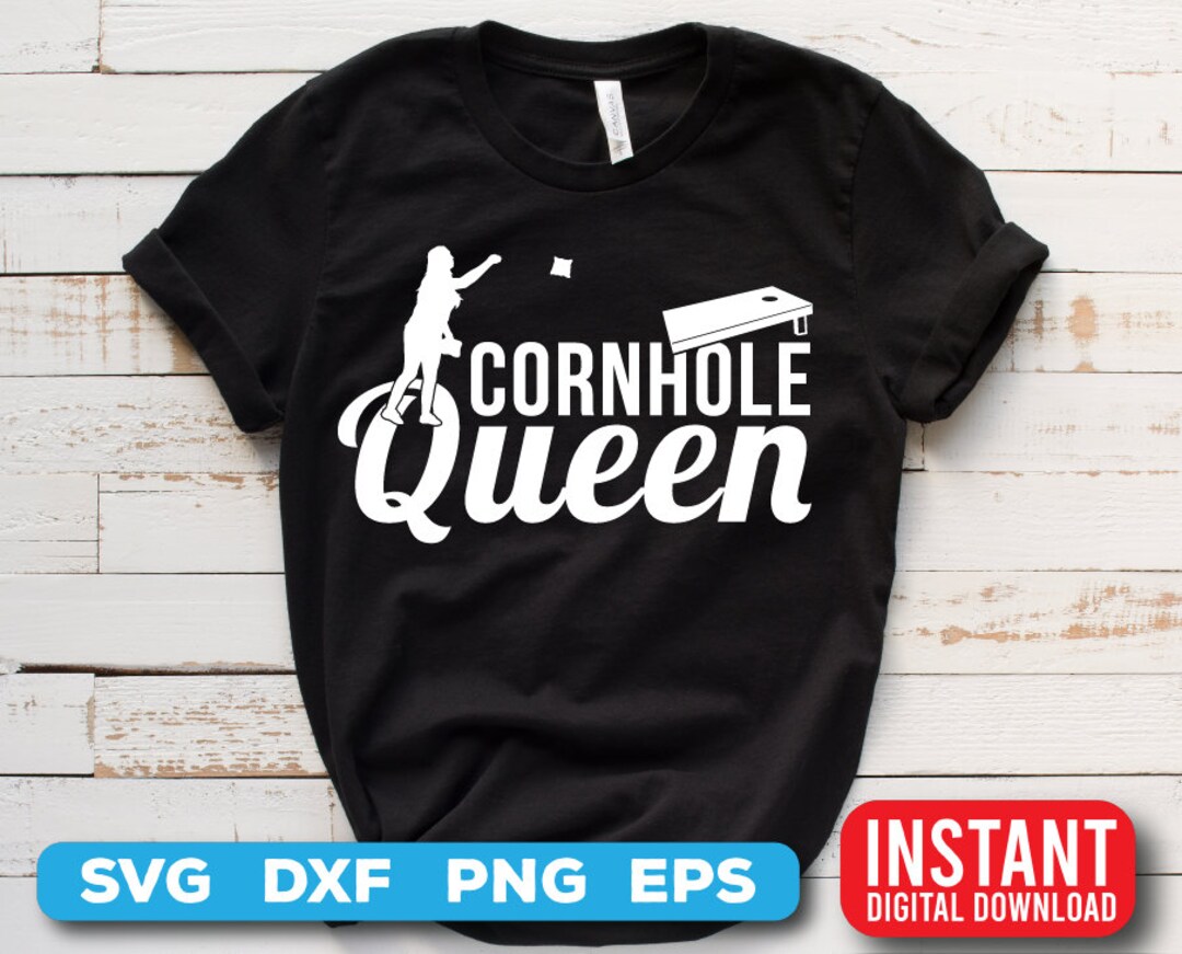 Cornhole Svg - Cornhole Png - Cornhole Queen Cut File - Digital ...