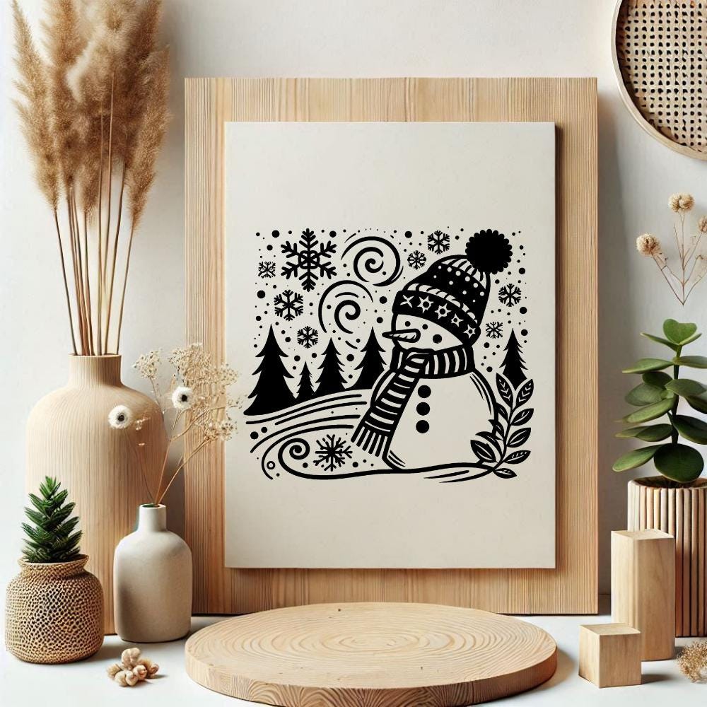 156 Winter Scenes SVG Bundle: Snowy Landscape Clipart, Pine Trees ...