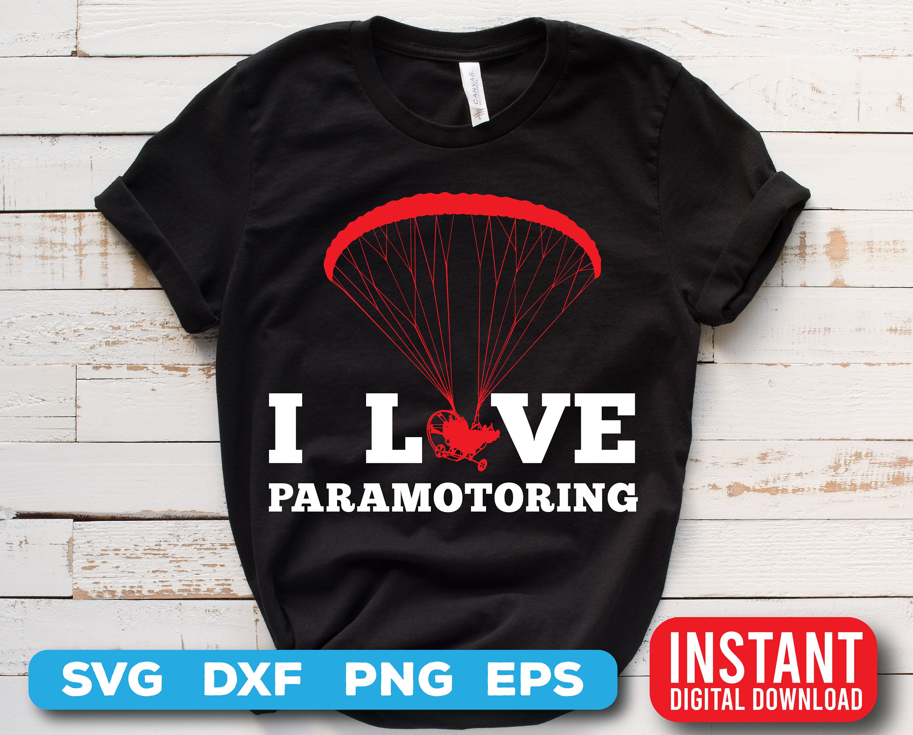 Paramotor Svg Paramotor Png I Love Paramotoring Graphic - Etsy