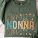 Nonna Sweatshirt, Nonna Wildflowers Sweatshirt, Nonna Sweater,nonna ...