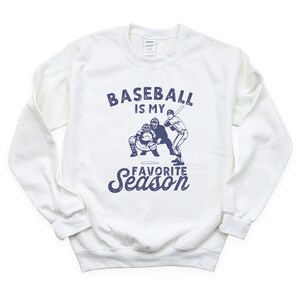 Baseball Season Sweatshirt, Baseball Sweatshirt, Vintage, Women's ...