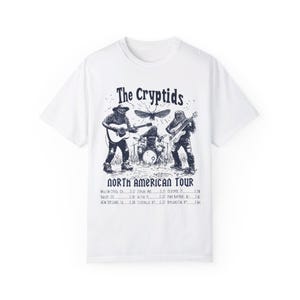 The Cryptids Band Tee, Bigfoot Shirt, Appalachia Shirt, Cryptid Gift ...