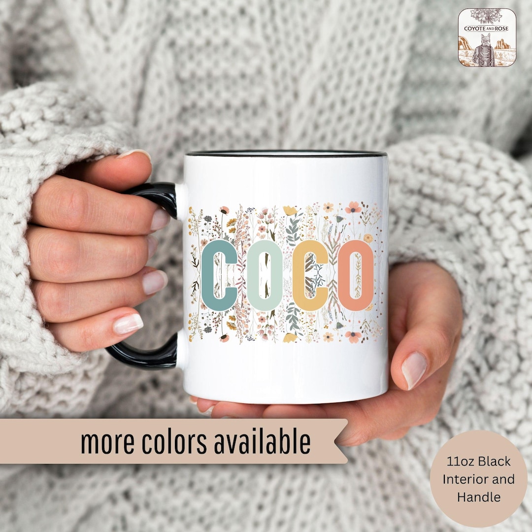Coco Mug, Coco Wildflowers Mug, Coco Coffee Mug, Mothers Day Gift for ...