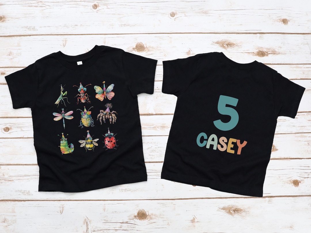 Insect Theme First Birthday Shirts, Family Bug Birthday T-shirt, Insect ...