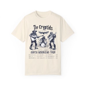 The Cryptids Band Tee, Bigfoot Shirt, Appalachia Shirt, Cryptid Gift ...