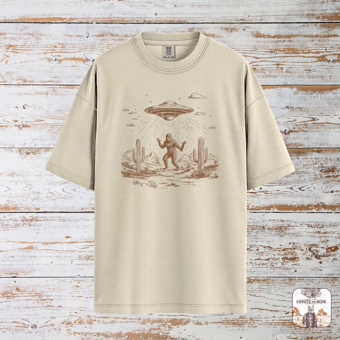Bigfoot Shirt, Western Shirt, Rodeo Shirt, Funny Shirt, UFO Shirt ...